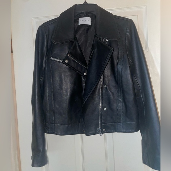 Sandro | Jackets & Coats | Sandro Leather Jacket | Poshmark